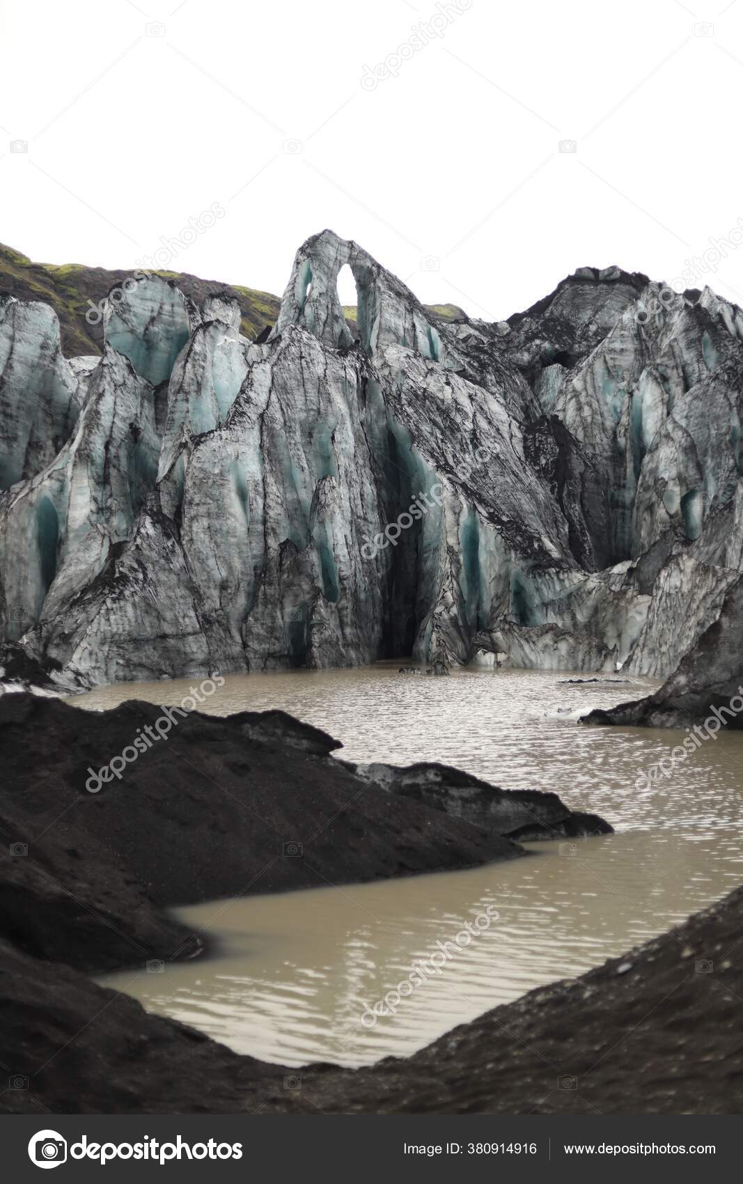 Breathtaking Shot Amazing Stone Structures Cloudy Sky Stock Photo by ...