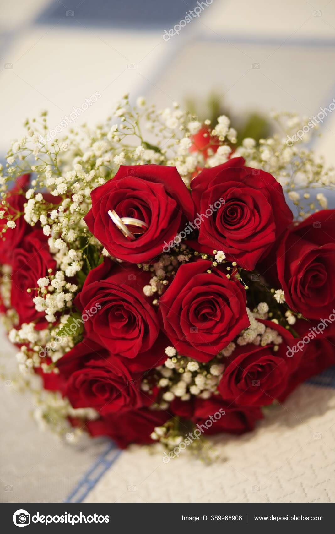 Small White Rose Bouquet