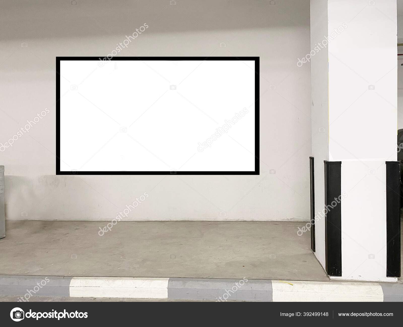 Closeup Shot Blank White Screen Office Perfect Your Text — Stock Photo ...
