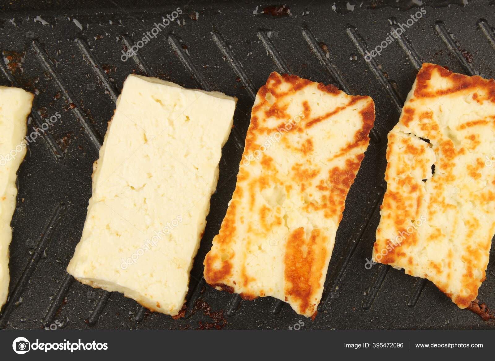 Grilled Halloumi Cheese Grill Stock Photo by ©Wirestock 395472096