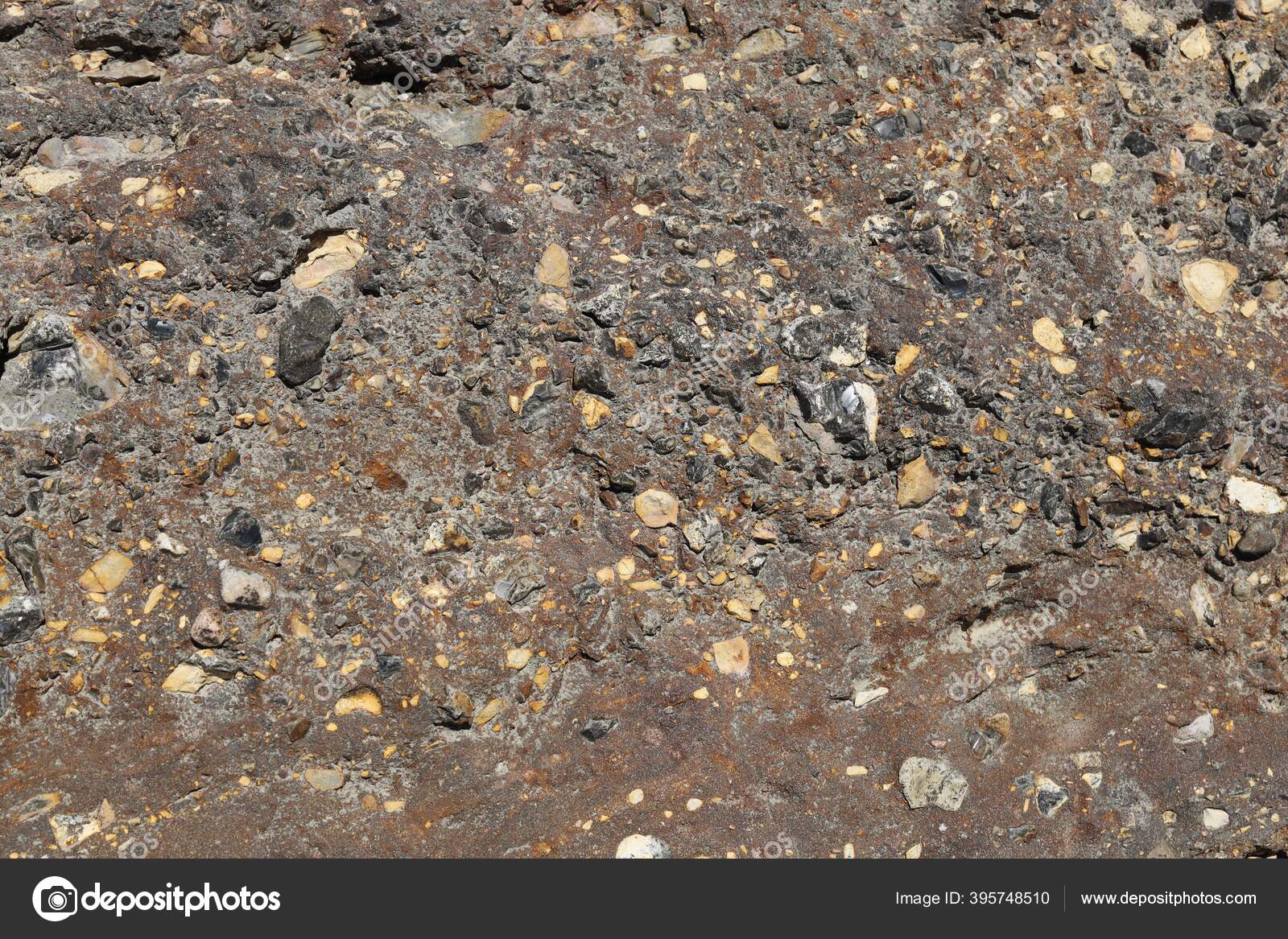 Closeup Details Rough Stone Surface Daylight — Stock Photo © Wirestock ...