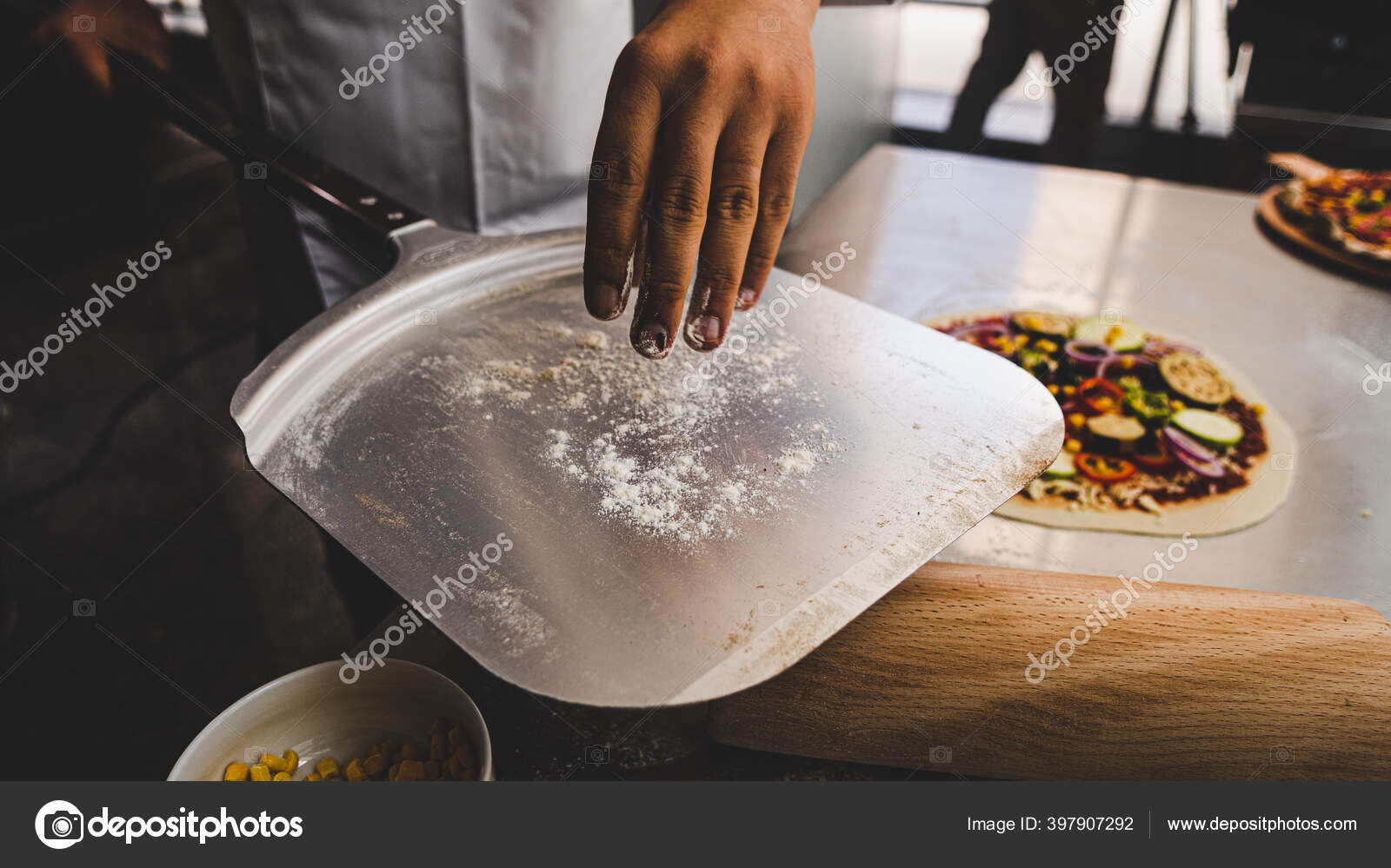 Phases Preparation Pizza Making — Stock Photo © Wirestock #397907292
