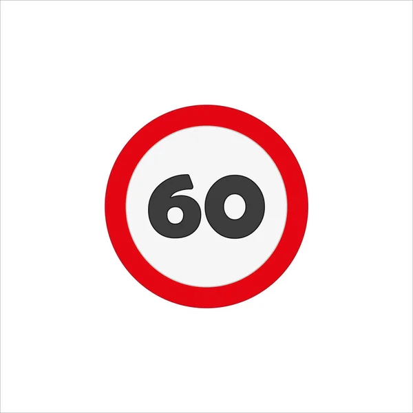 Illustration Speed Limit Road Sign Isolated White Background — Stock Photo © Wirestock #398922156