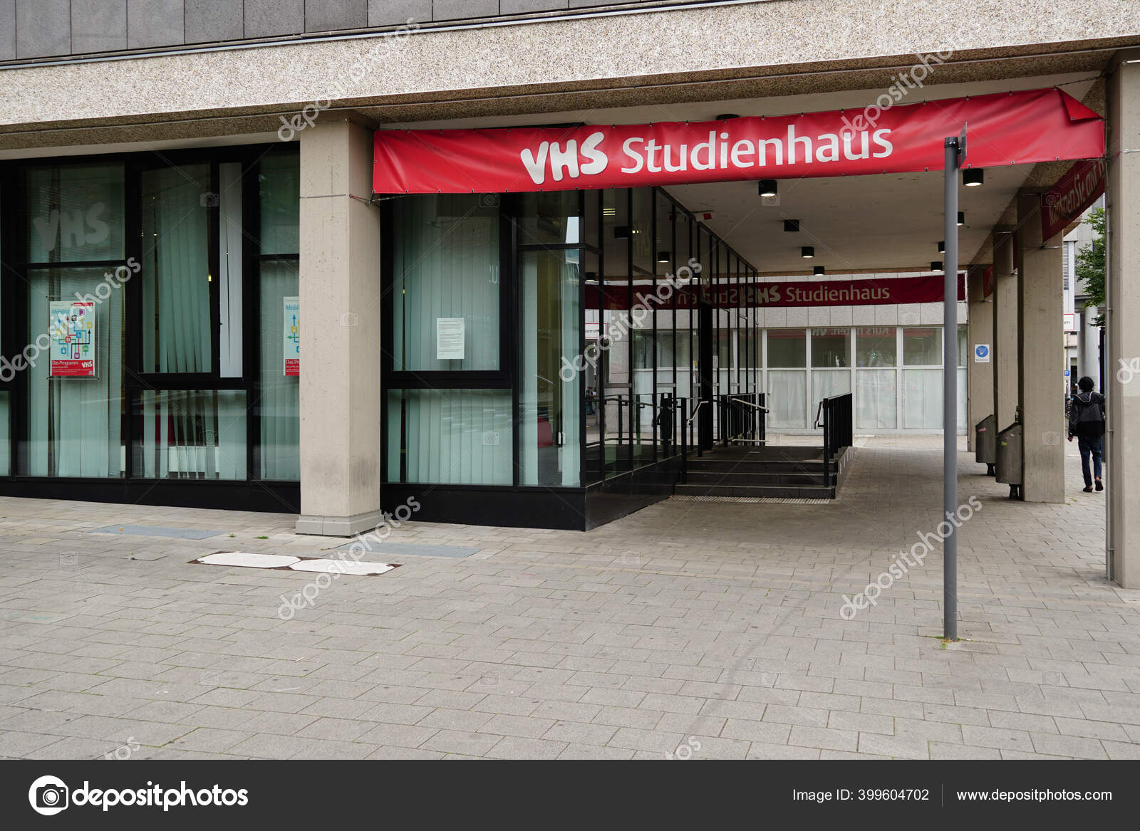 Cologne Germany Aug 2020 Vhs Aka Volkshochschule Adults Education ...