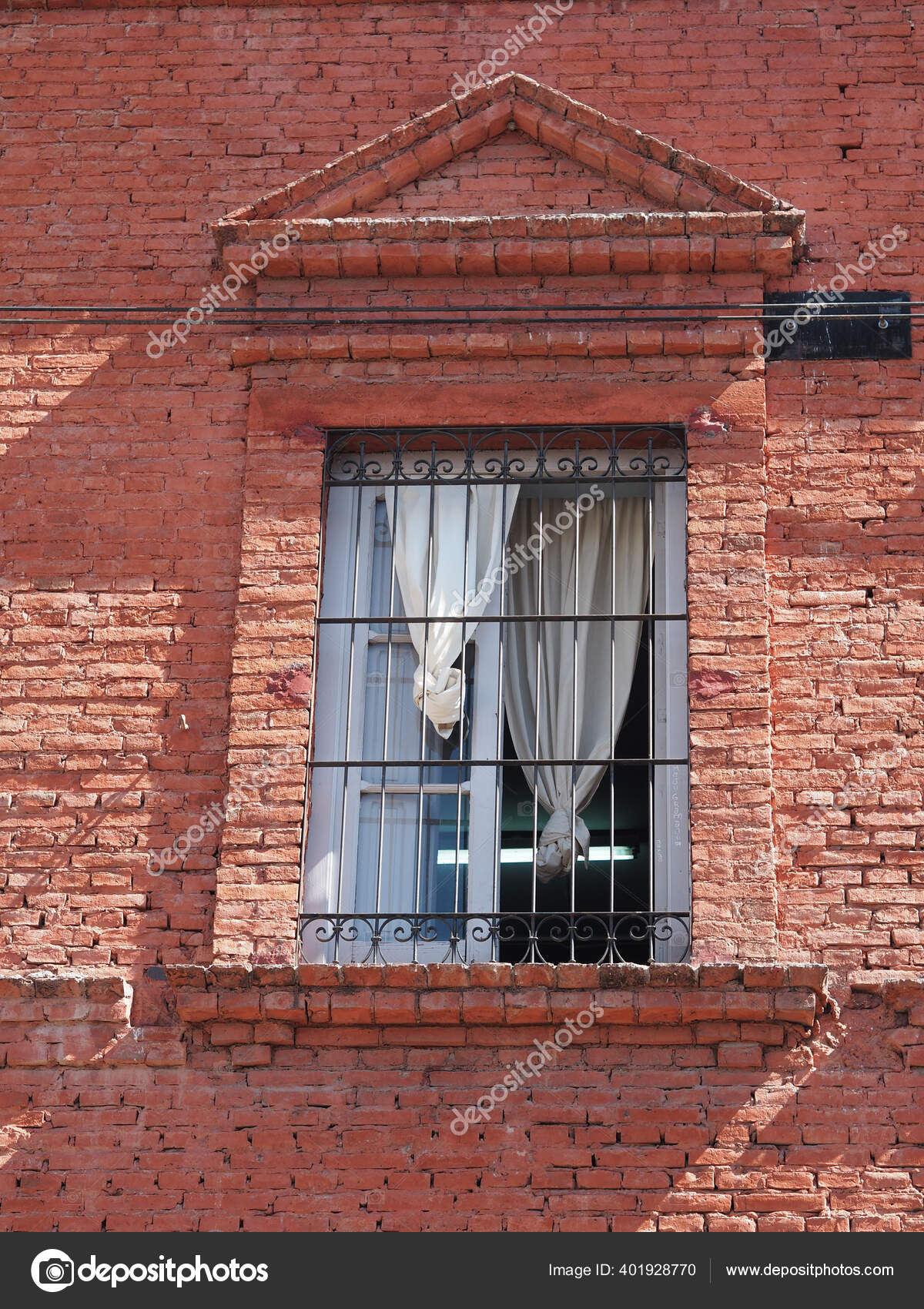 Closeup Shot Facade Beautiful Brick Building — Stock Photo © Wirestock ...