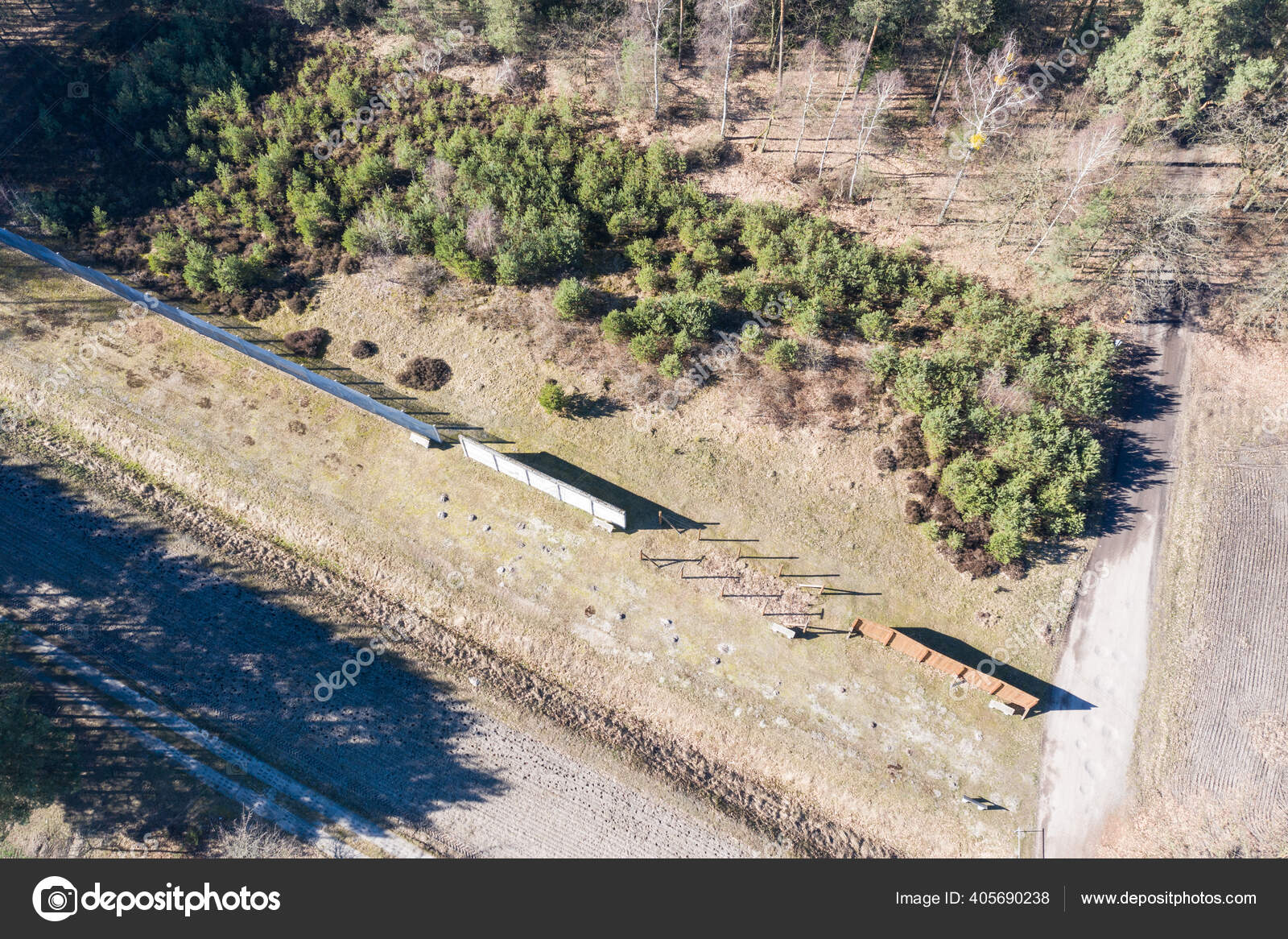 Exhibition Various Border Security Installations German Democratic ...