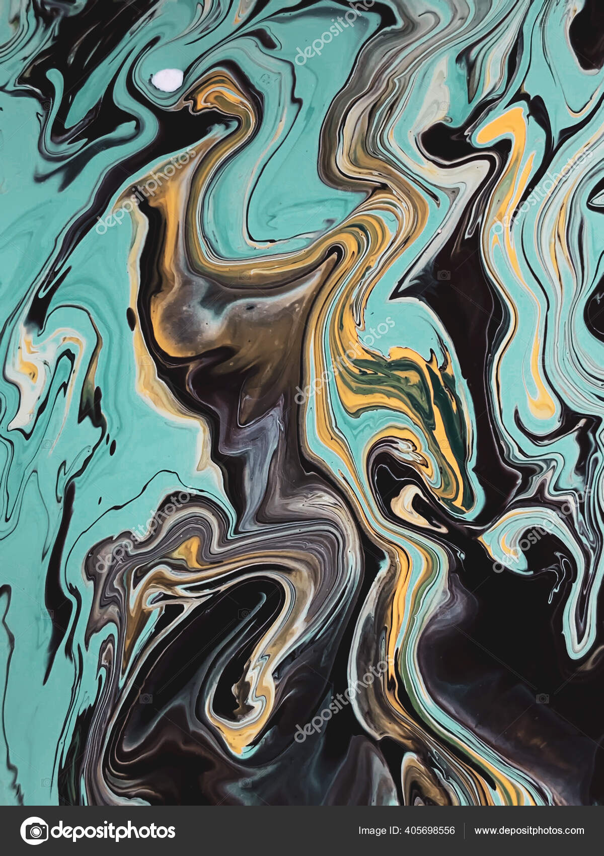 Beautiful Color Splash Abstract Art Perfect Background Usage Stock ...