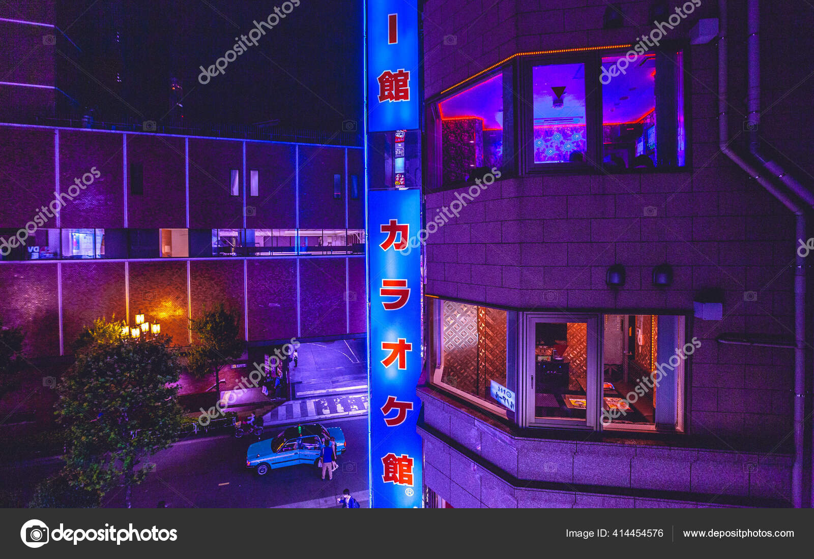 Beautiful Shot Tokyo Japan Night Time — Stock Photo © Wirestock #414454576
