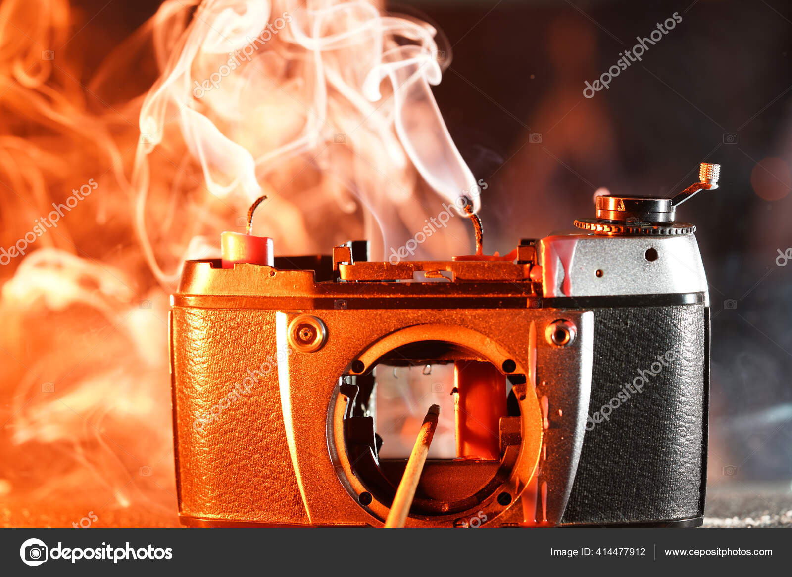 Abstract Background Camera Background Flame — Stock Photo © Wirestock ...