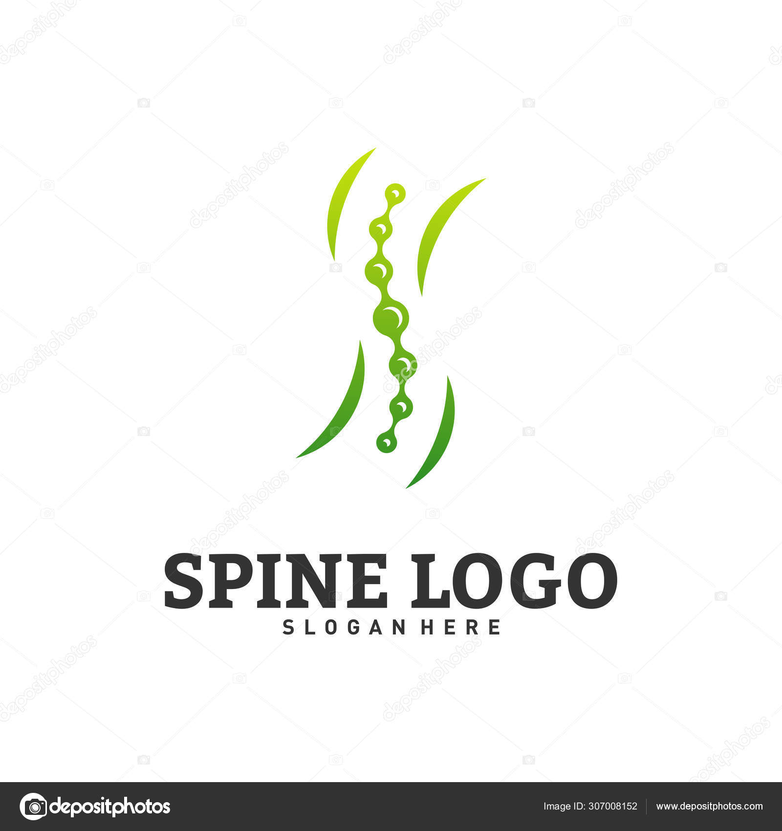 Chiropractic Spine Logos