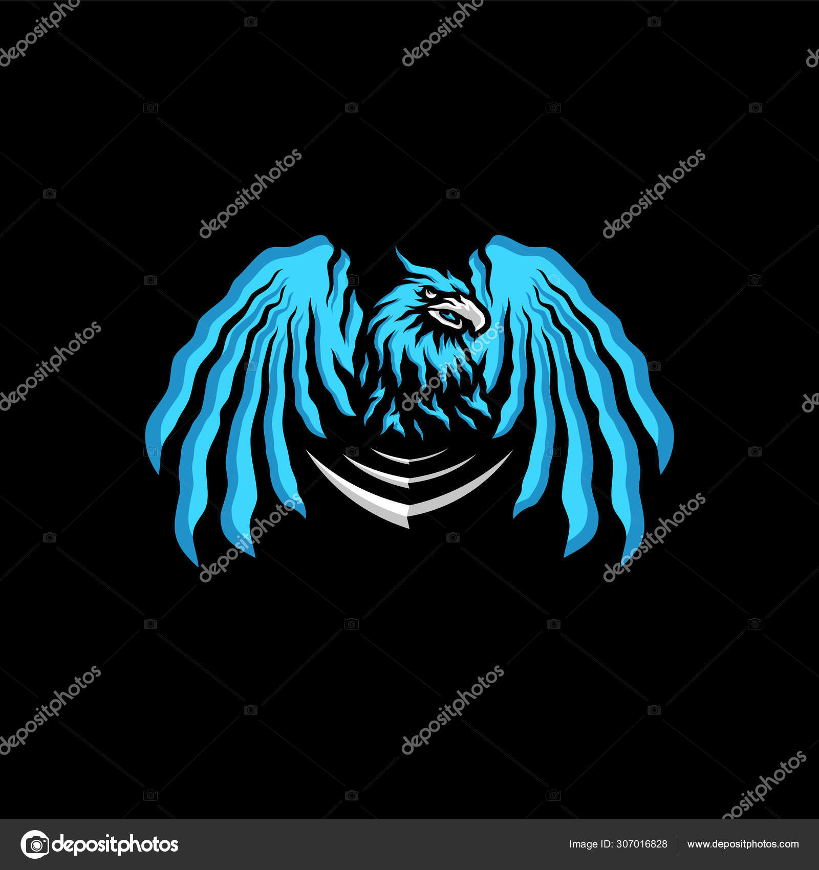 Eagle eSports Logo Design Vector. Eagle Team Mascot Gaming Logo ...