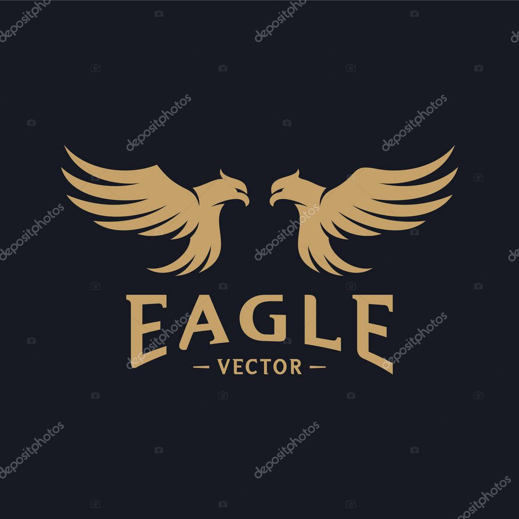 Eagle Logo Design Vector (en inglés). Eagle Logo Design Concepts ...