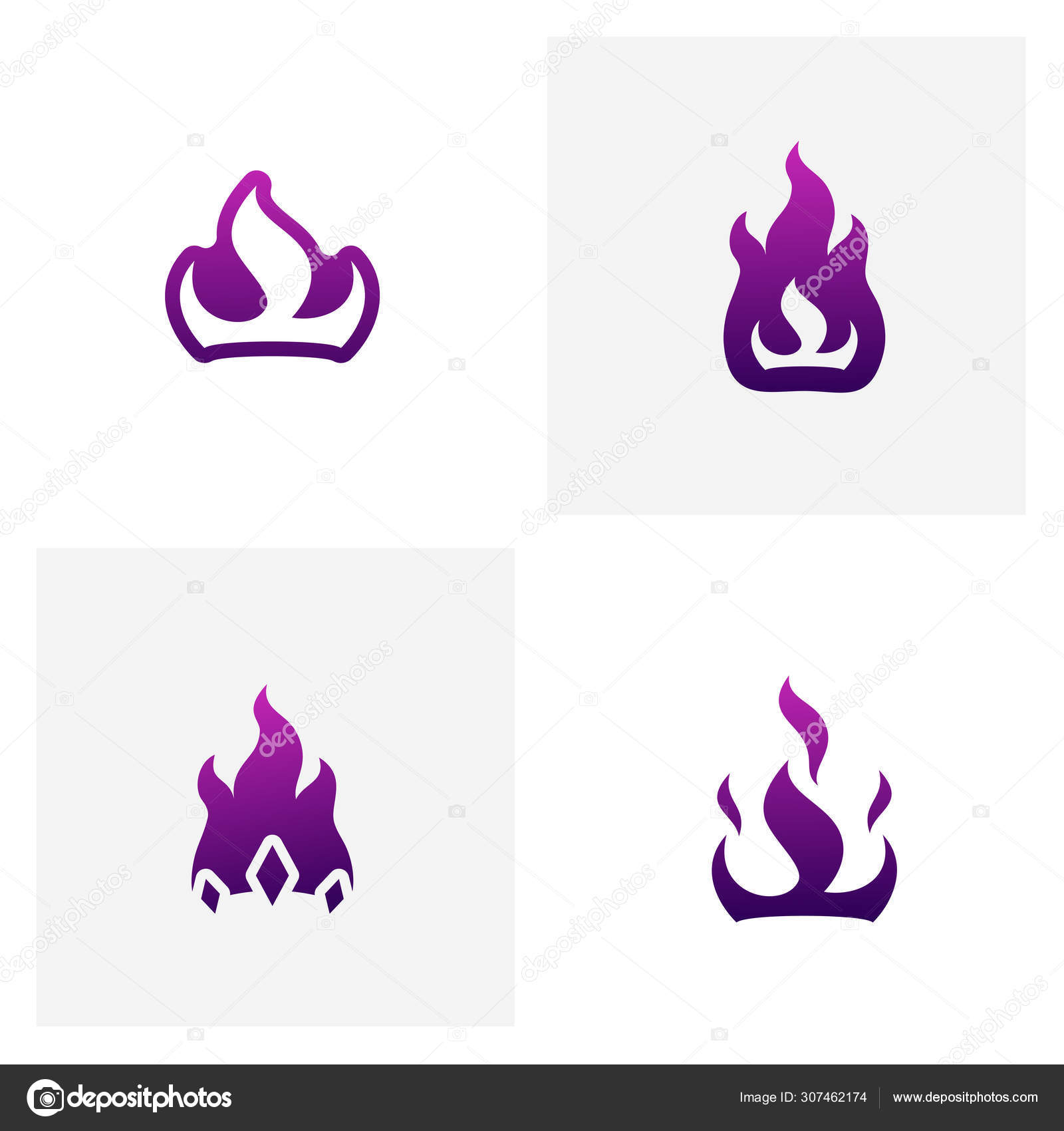 Flame Crown Vector