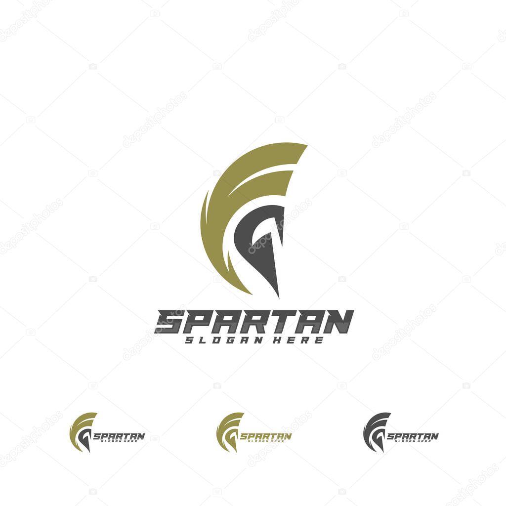 Vector Diseño Logotipo Espartano Plantilla Diseño Logotipo Esparta Logo ...