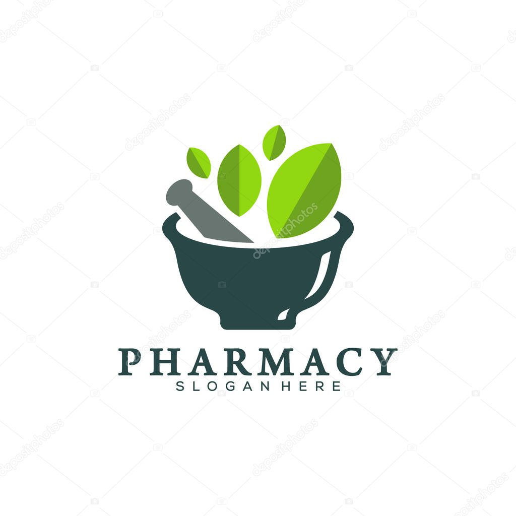Plantilla Creativa Del Diseño Del Logotipo Del Concepto Farmacia Vector ...