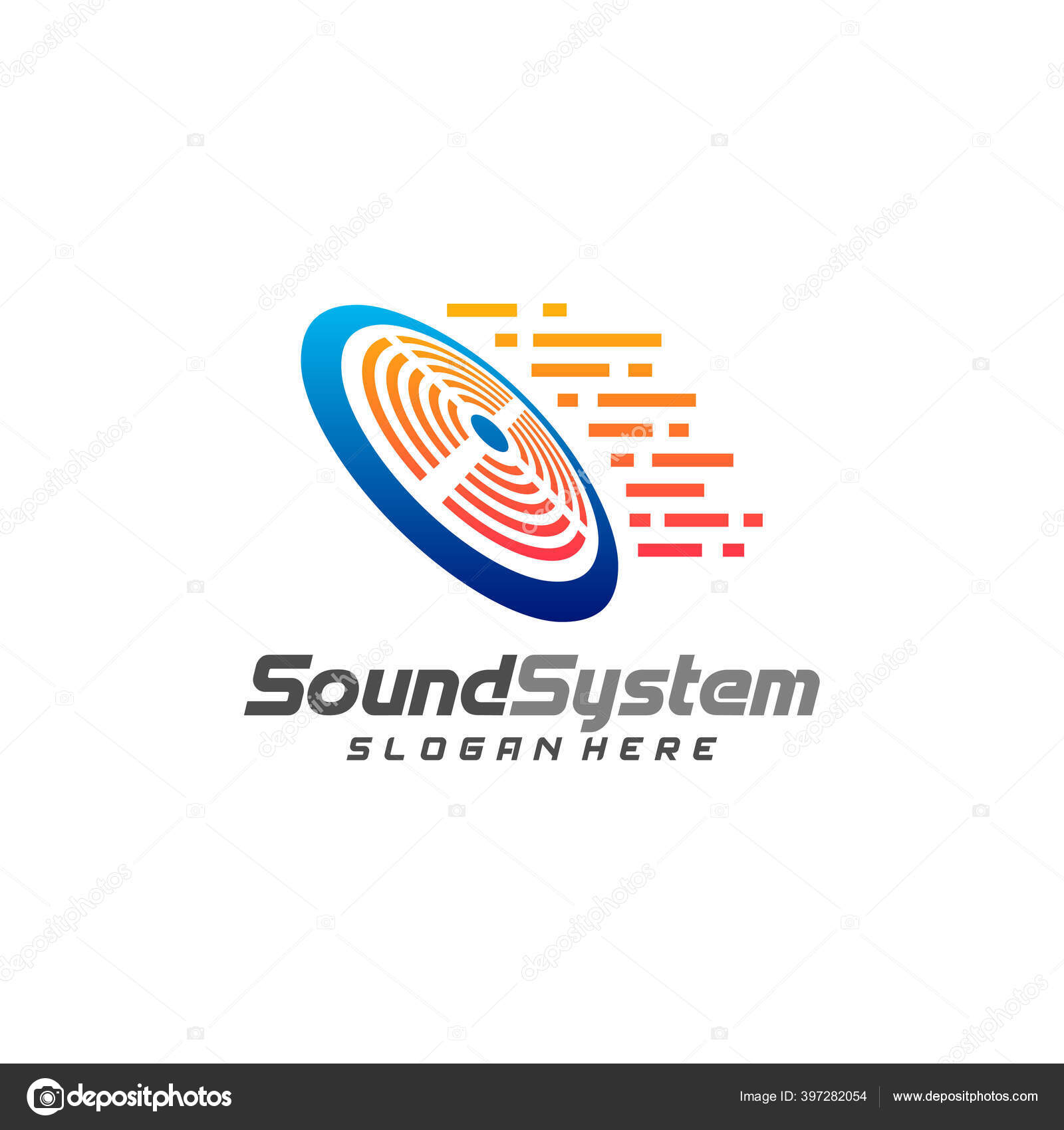 Sound System Logo Design