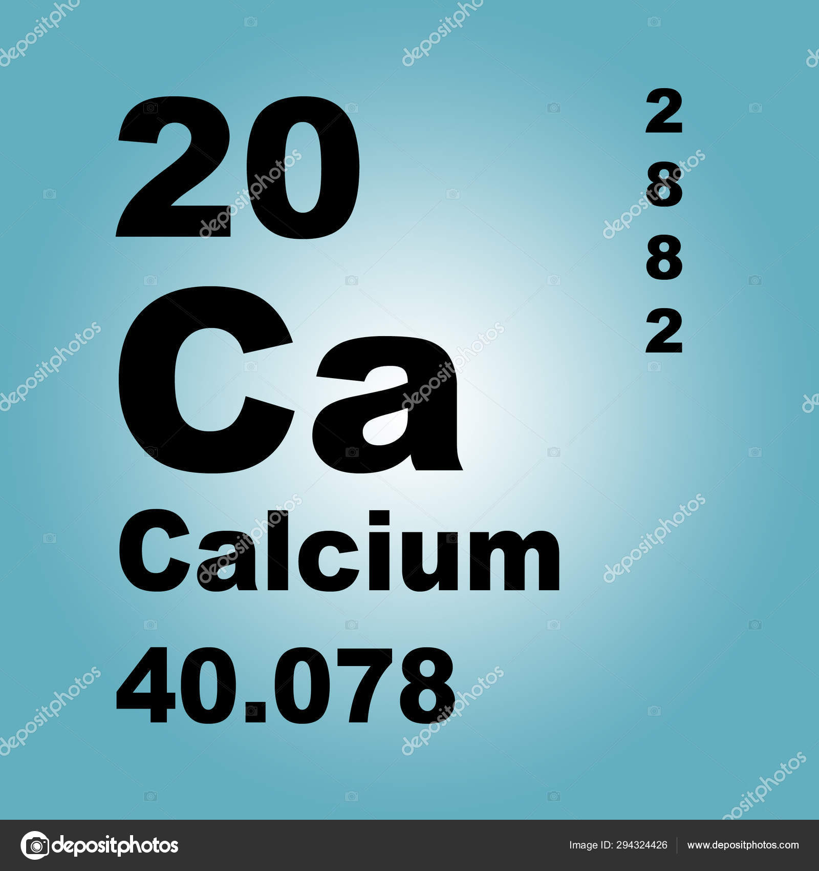 Calcium Periodic Table Elements — Stock Photo © imwaltersy #294324426