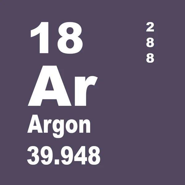 Periodic table argon imágenes de stock de arte vectorial | Depositphotos