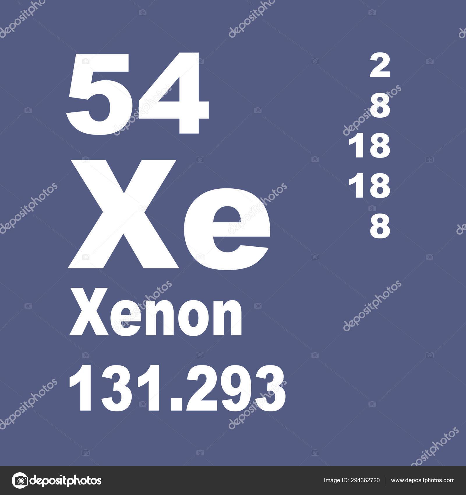 Xenon Gas Periodic Table
