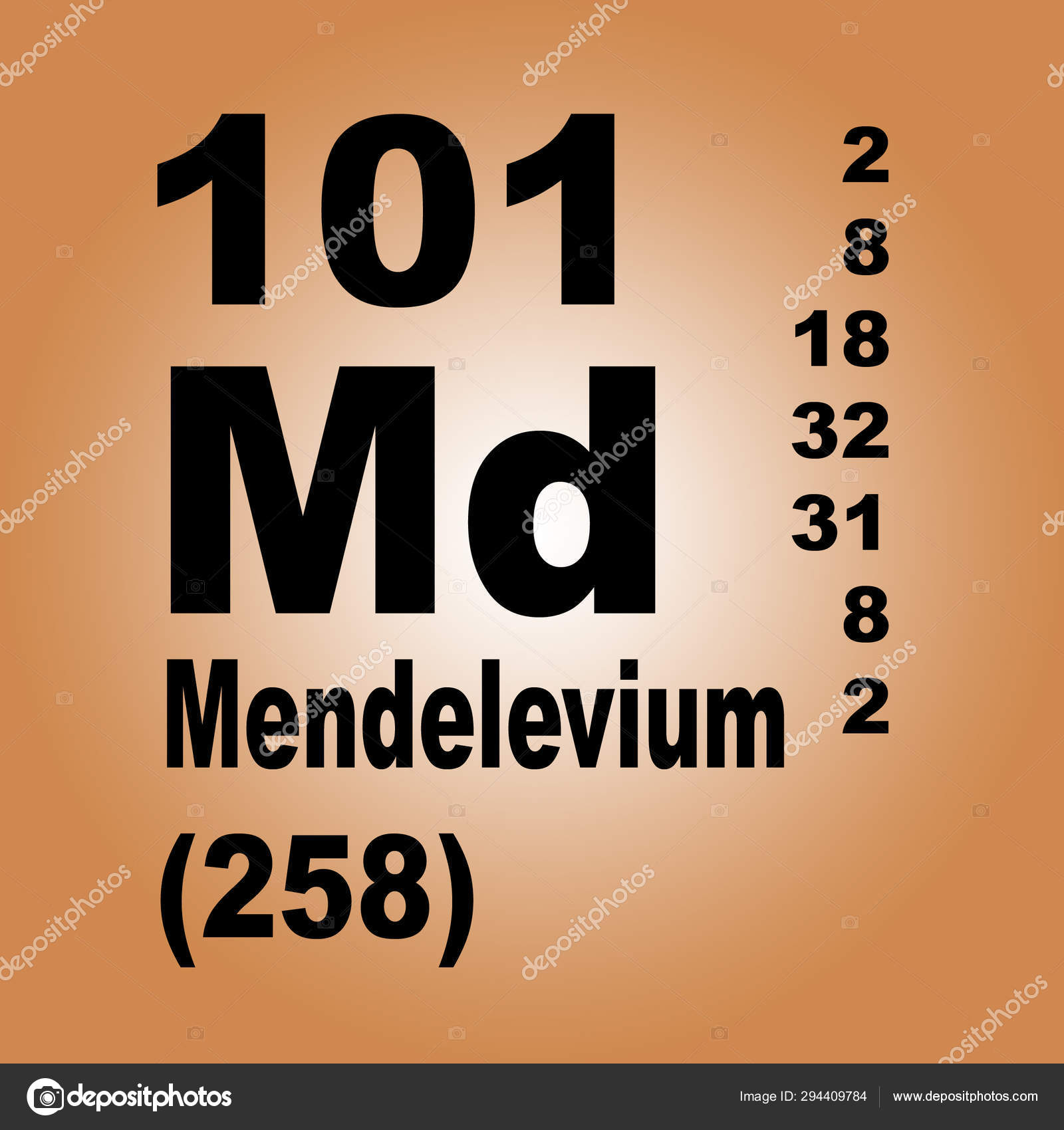 Mendelevium Periodic Table Elements Stock Photo by ©imwaltersy 294409784