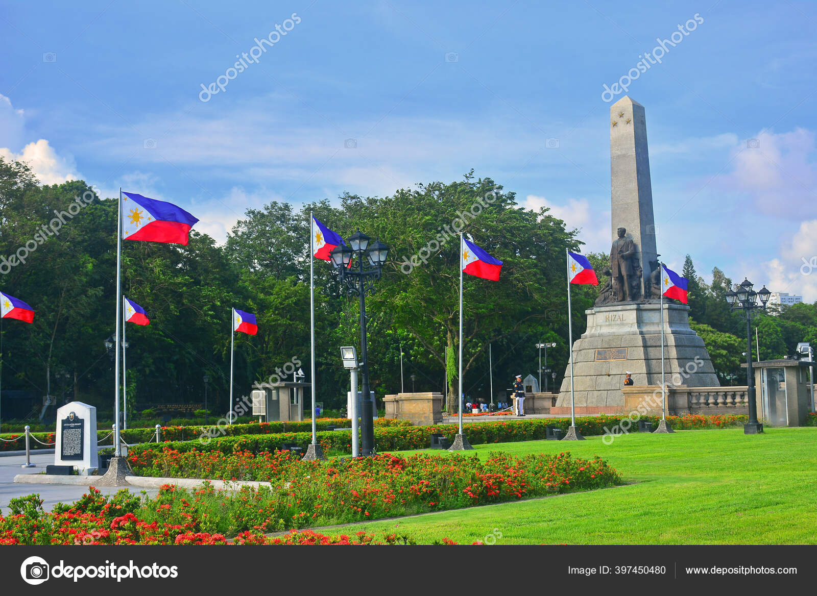 Manila Sept Jose Rizal Statue Monument Rizal Park September 2018 ...