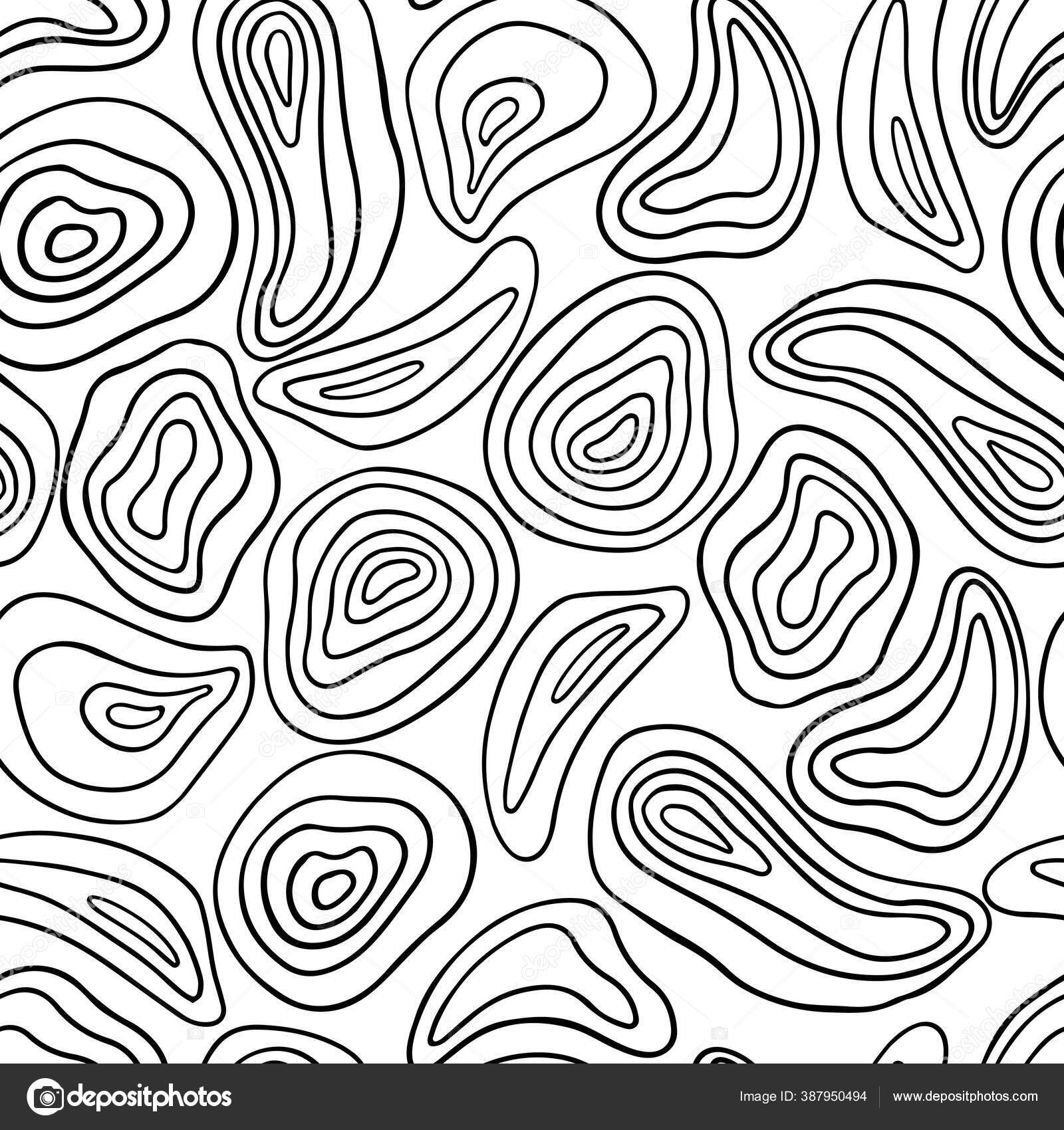 Simple Black And White Swirls