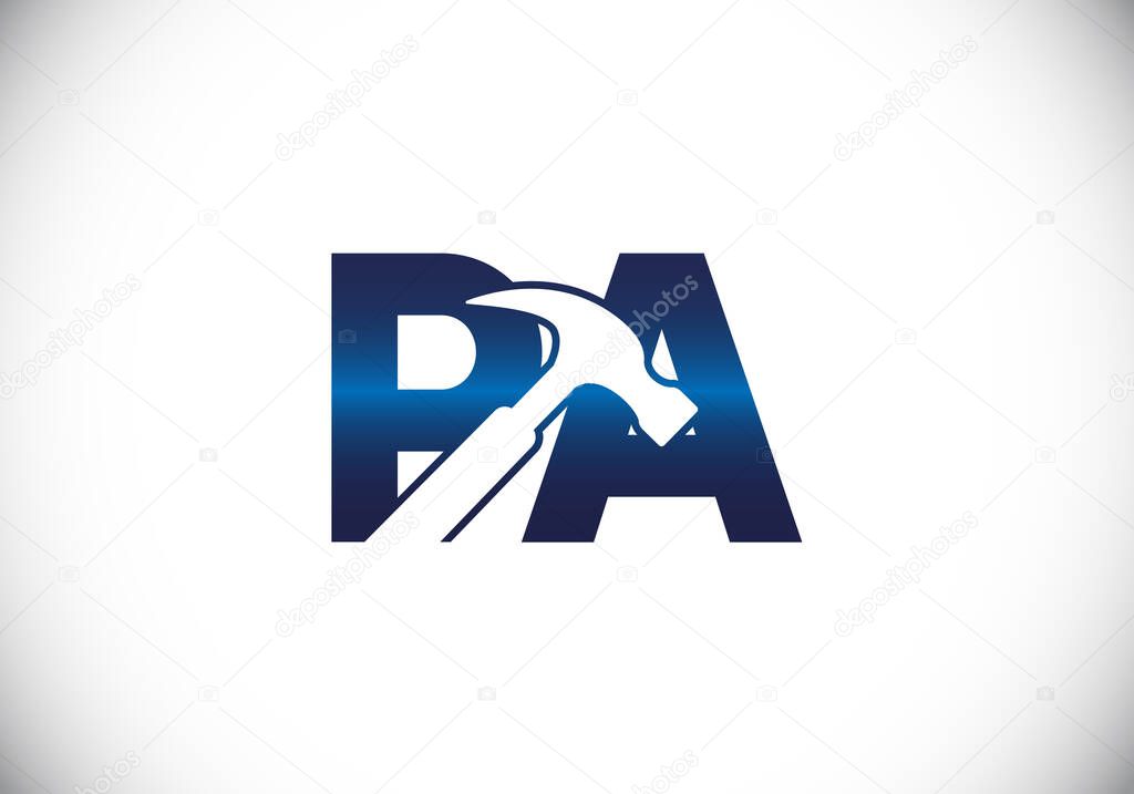 Monograma Inicial Letra P Una Plantilla de Vector de Dise o de Logo. P Una carta Logotipo Dise o ...