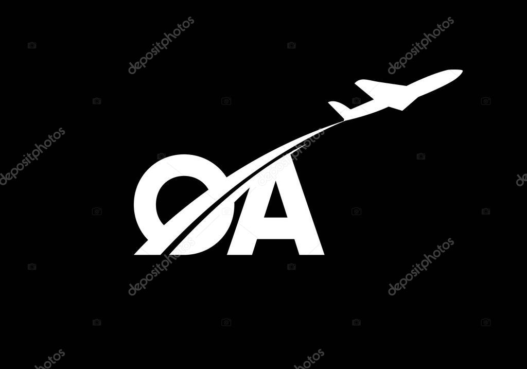 Monograma Inicial Letra O Una Plantilla de Vector de Diseño de Logo. O Una carta Logotipo Diseño ...