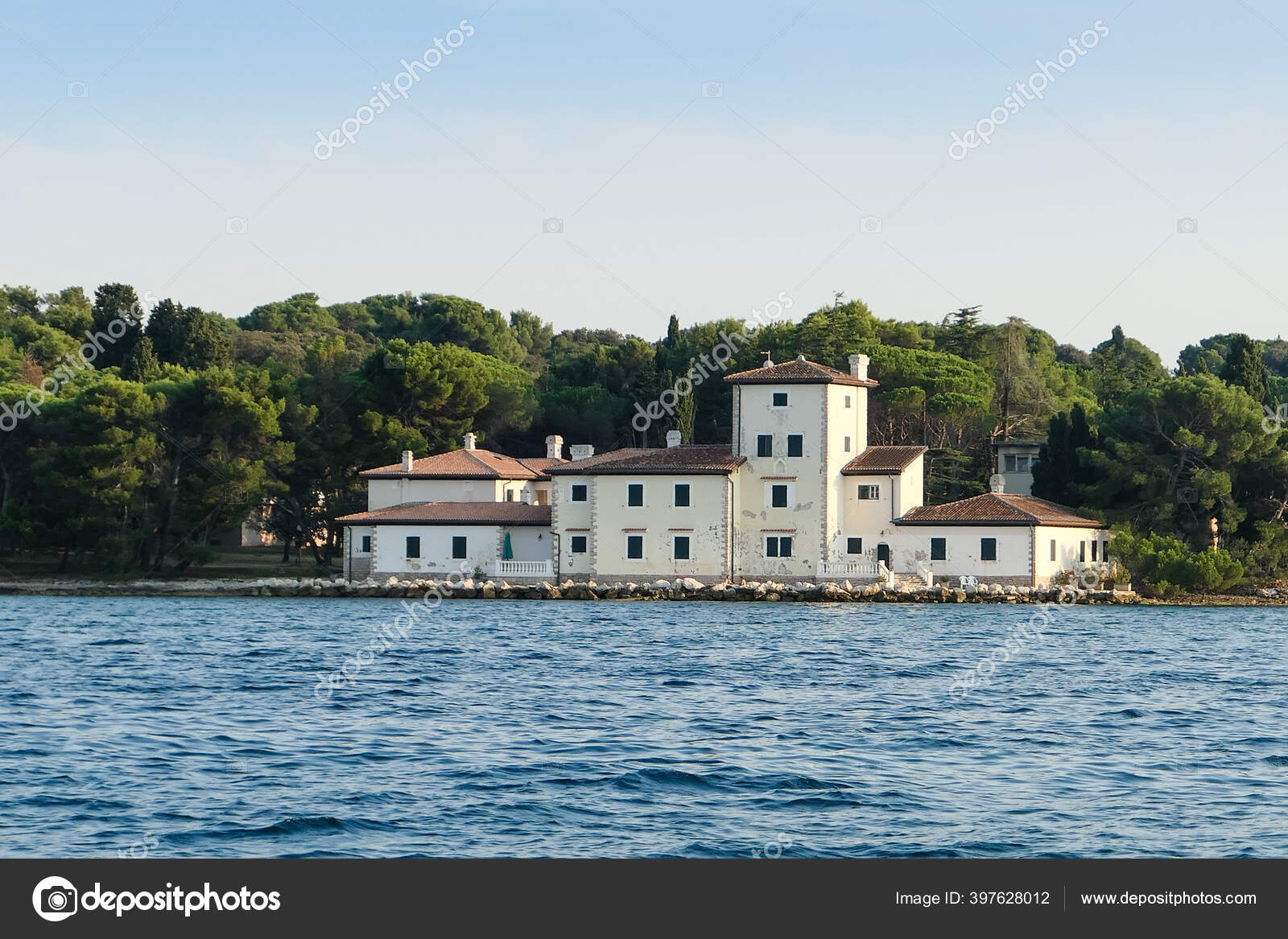 Old historic building in Brijuni National Park Stock Photo by ©sugarek ...