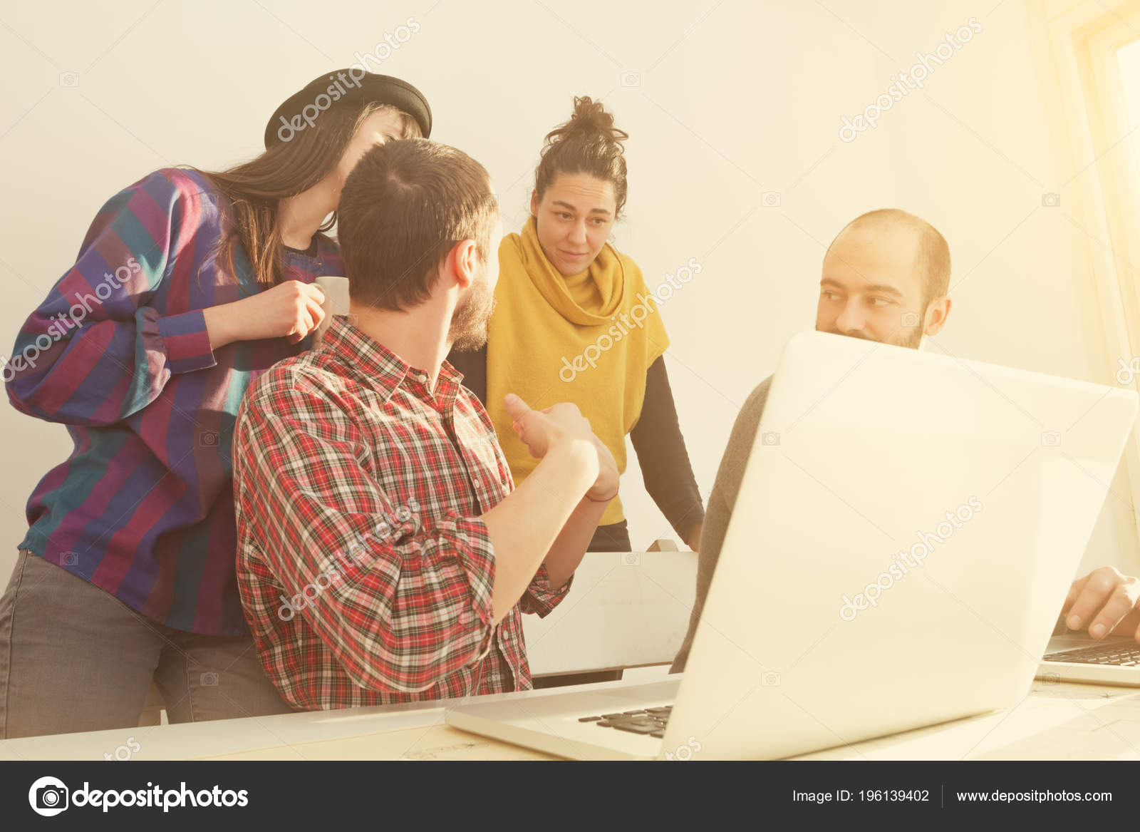 Business Process Working Team Close Shot Stock Photo by ©milangucci ...