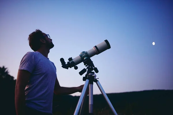 Man with telescope Stock Photos, Royalty Free Man with telescope Images ...