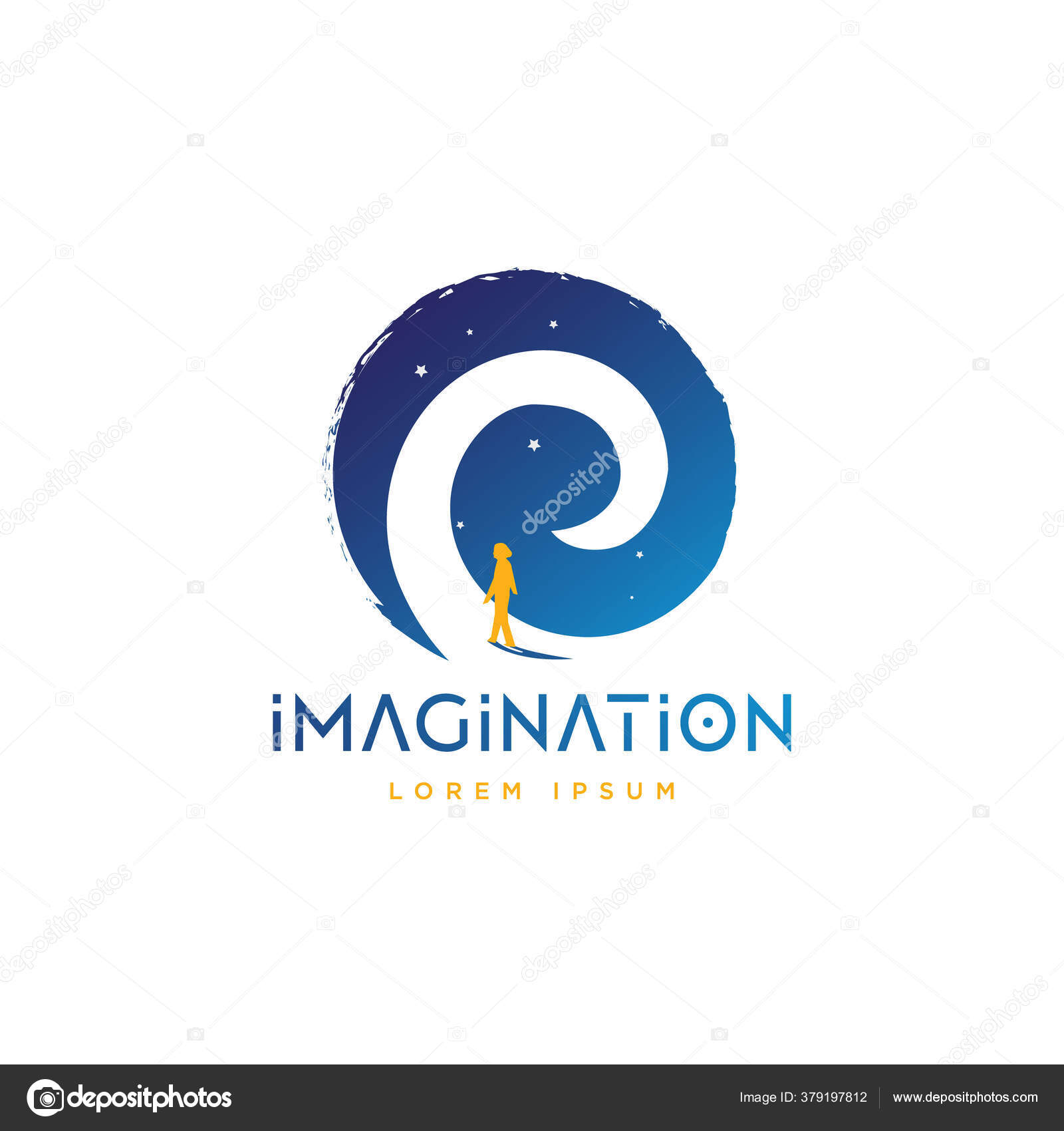 Girl Walking Dream Pathway Future Dream Sky Stars Fantasy Illustration ...