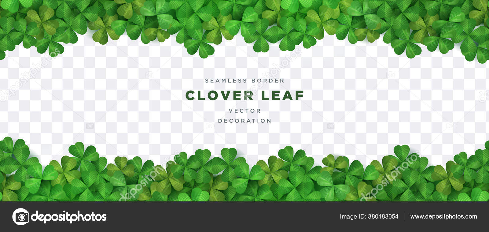 Shamrock Border Vector