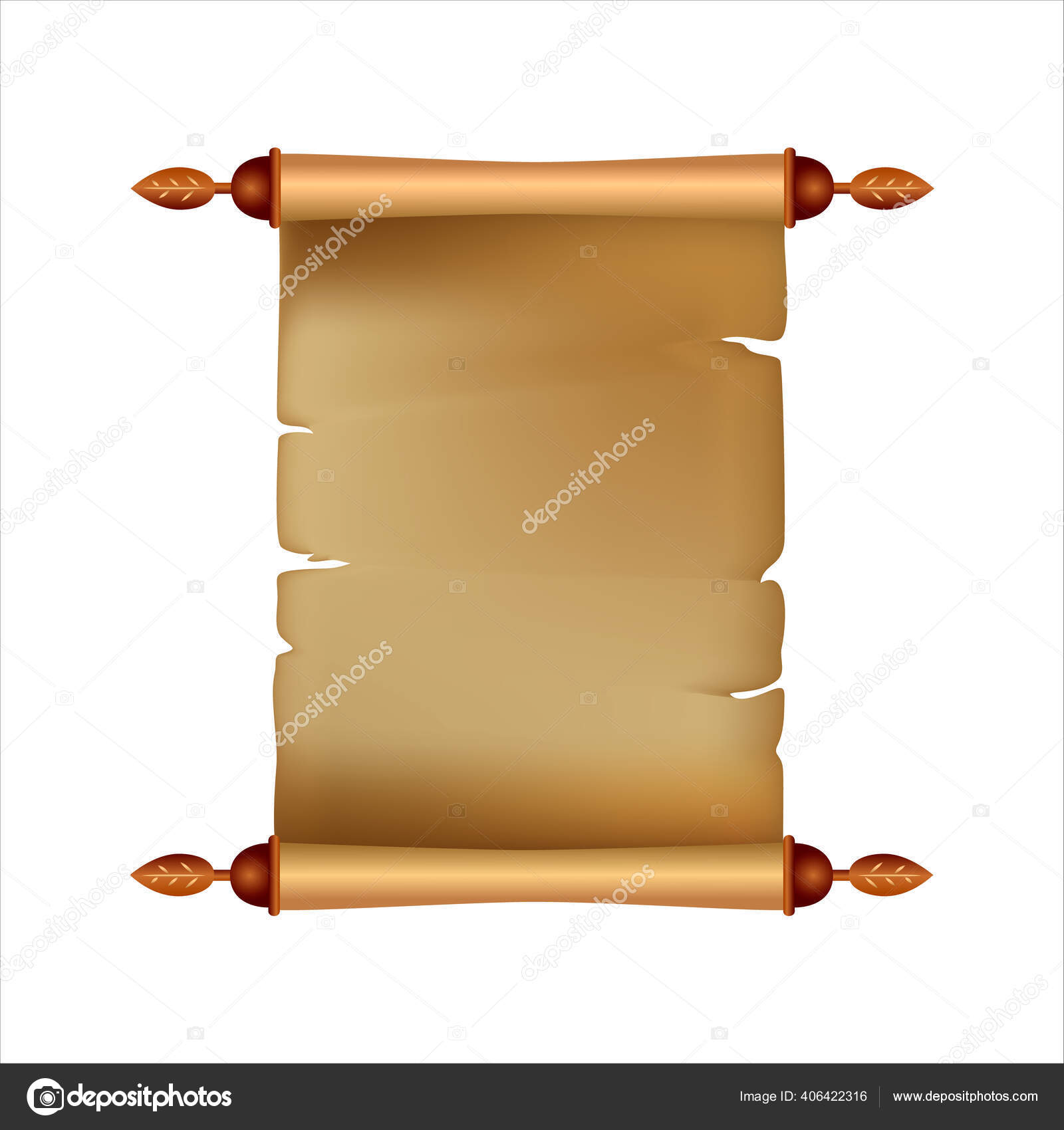 Old Paper Texture Scroll