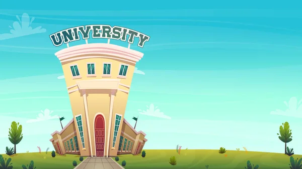 University Campus Building Hall Education Students Cartoon Vector ... University Campus Building Hall Education Students Cartoon Vector ...