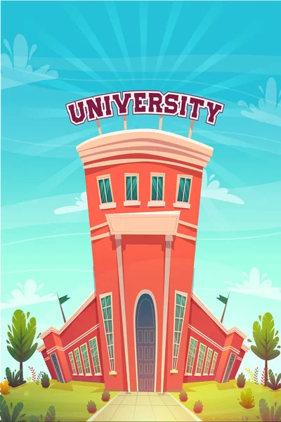 University Campus Building Hall Education Students Cartoon Vector ... University Campus Building Hall Education Students Cartoon Vector ...