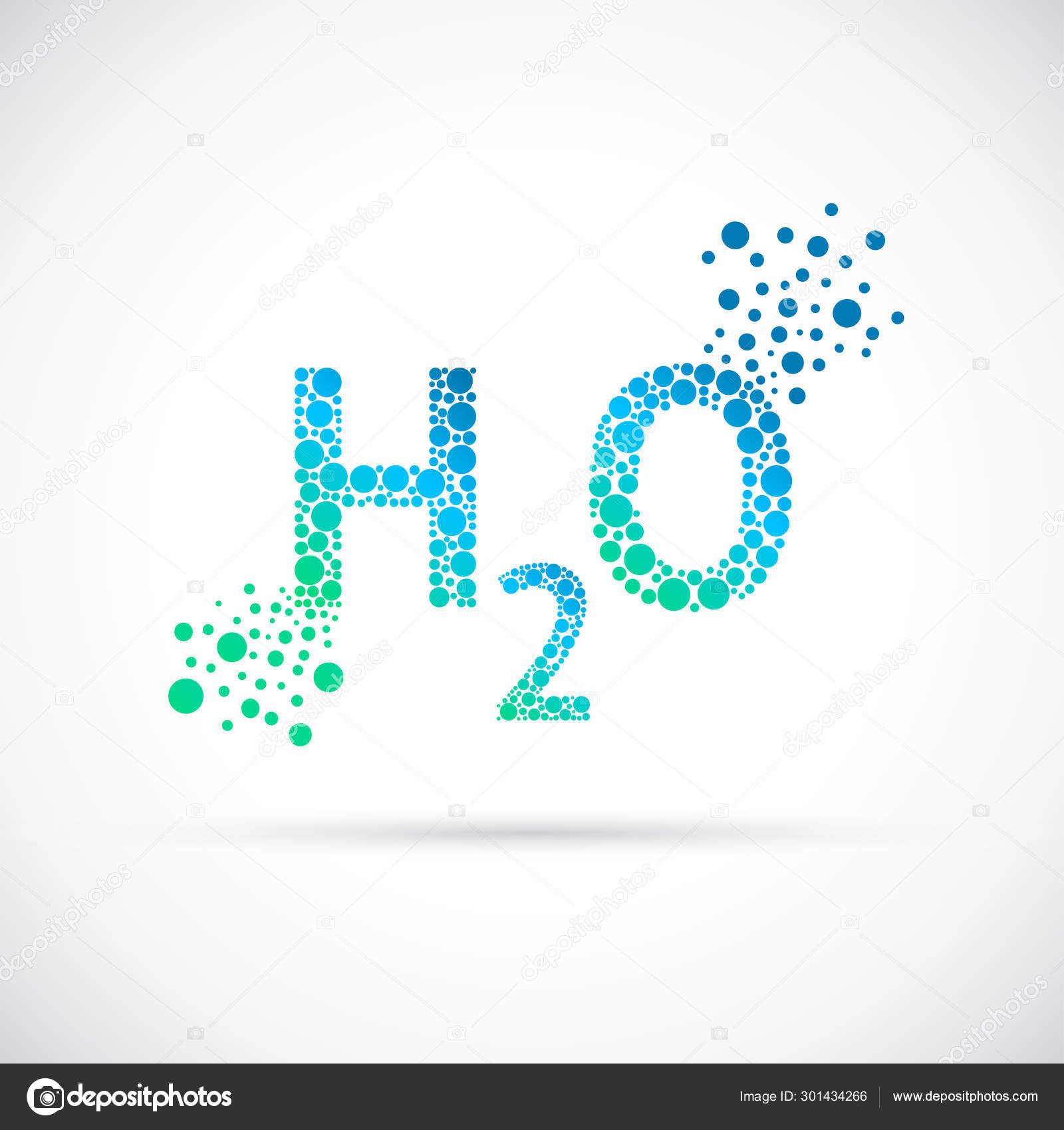 Chemical Formula Water H2O Icon Editable Graphic Elements Design Water ...