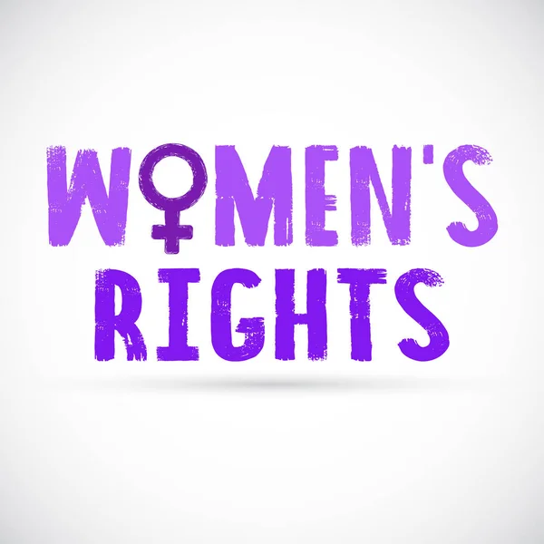 Women Rights Concept Poster Text Symbol Feminism Concept ⬇ Vector Image