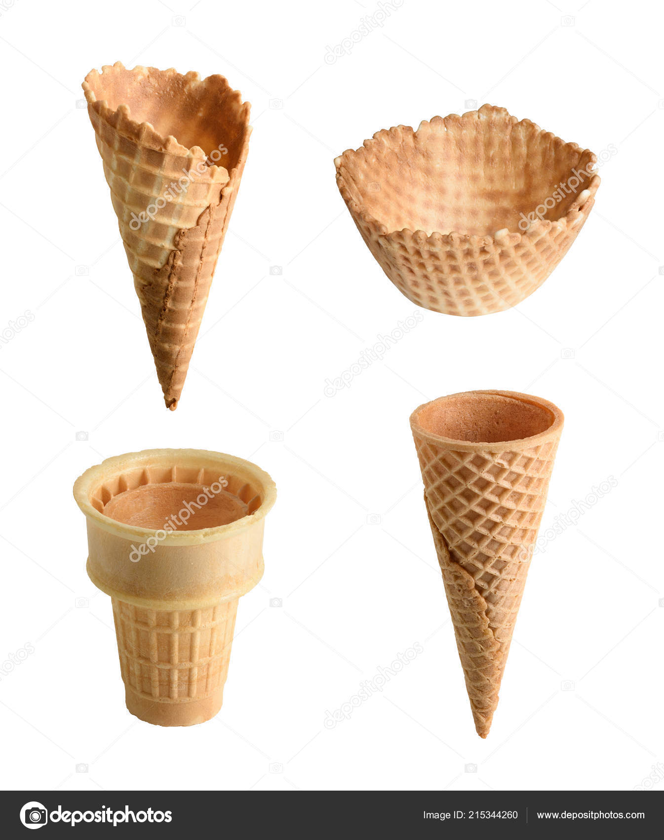 Empty Ice Cream Cones