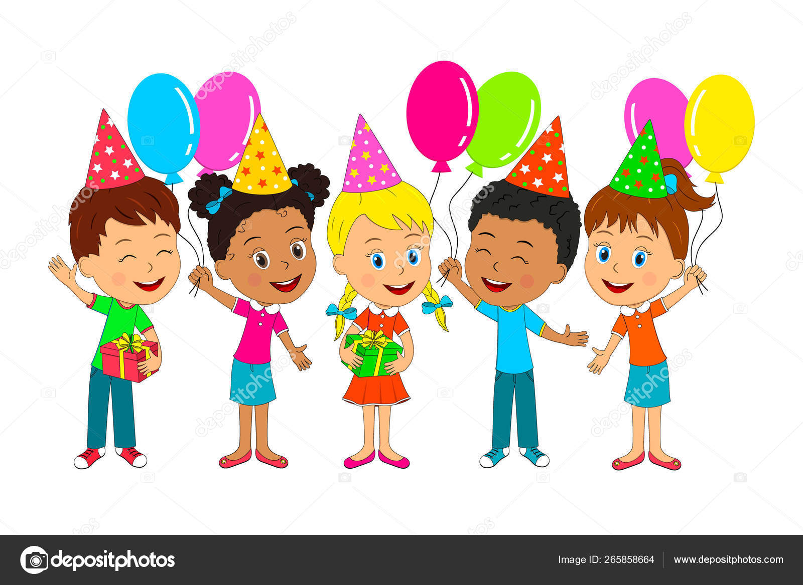 Kids birthday Stock Vector by ©iris828 265858664