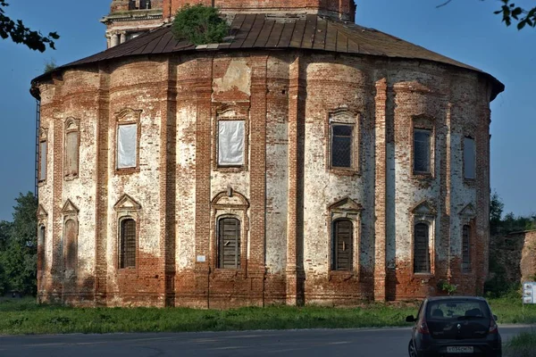 historical complex of the Church and adjacent buildings in the village ...