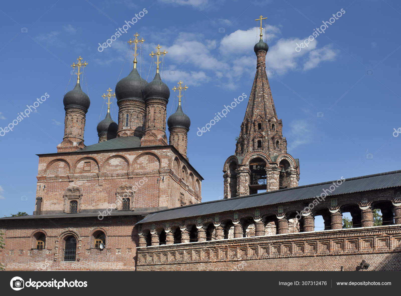 Architectural Monuments Moscow Krutitsky Compound – Stock Editorial ...