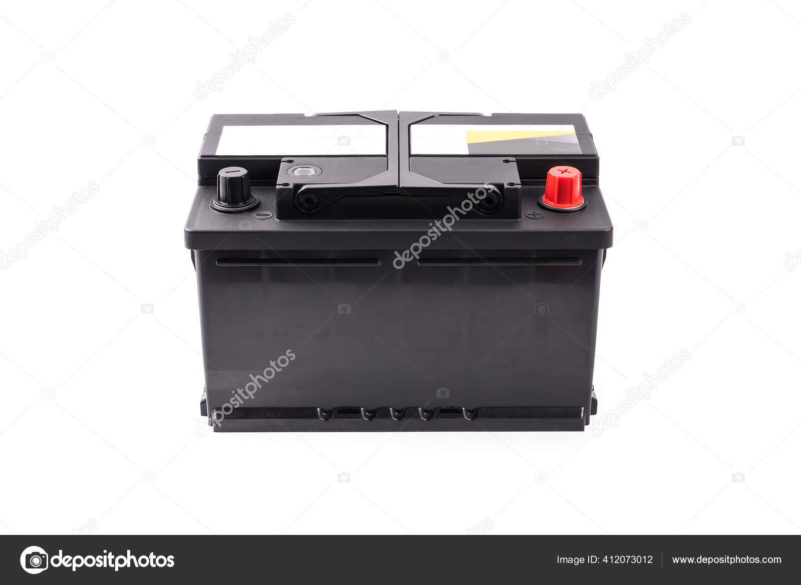 Car Battery Isolated White Background — Stock Photo © JR1542011.hotmail ...