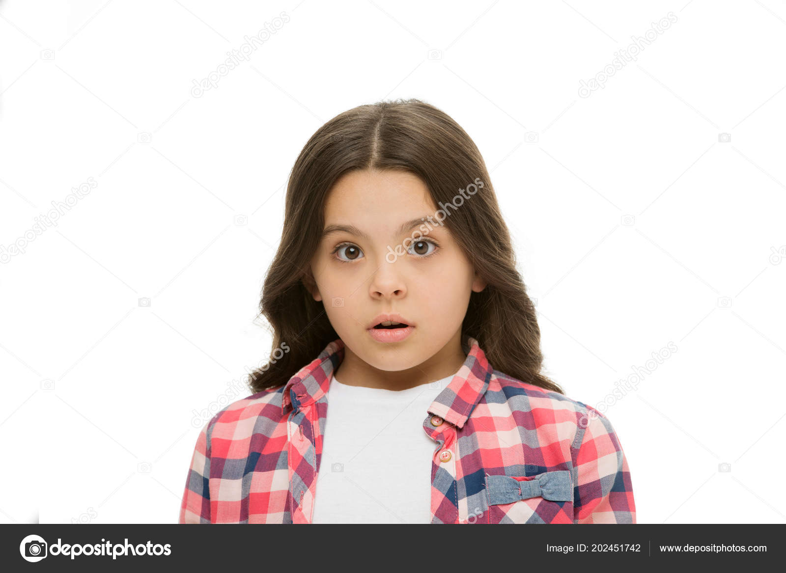 Confused Little Girl Face