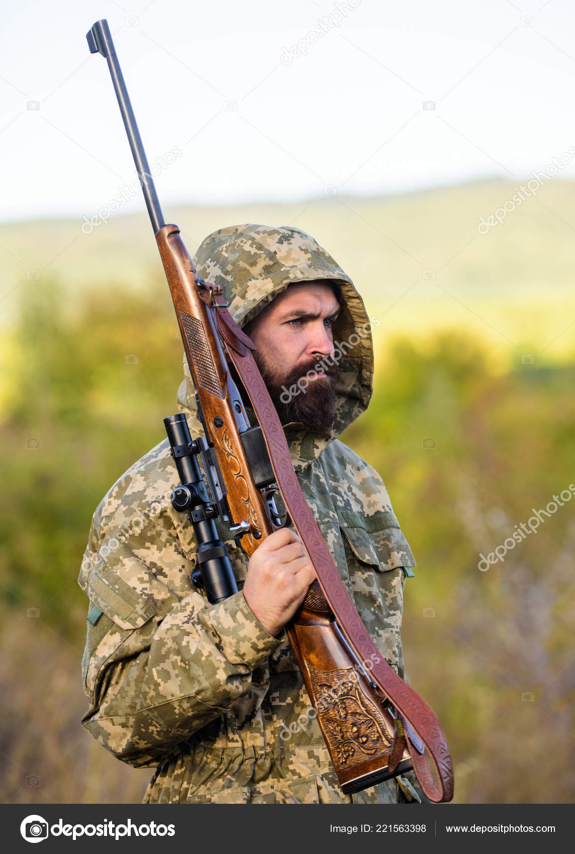 Experience and practice lends success hunting. Hunting big game ...