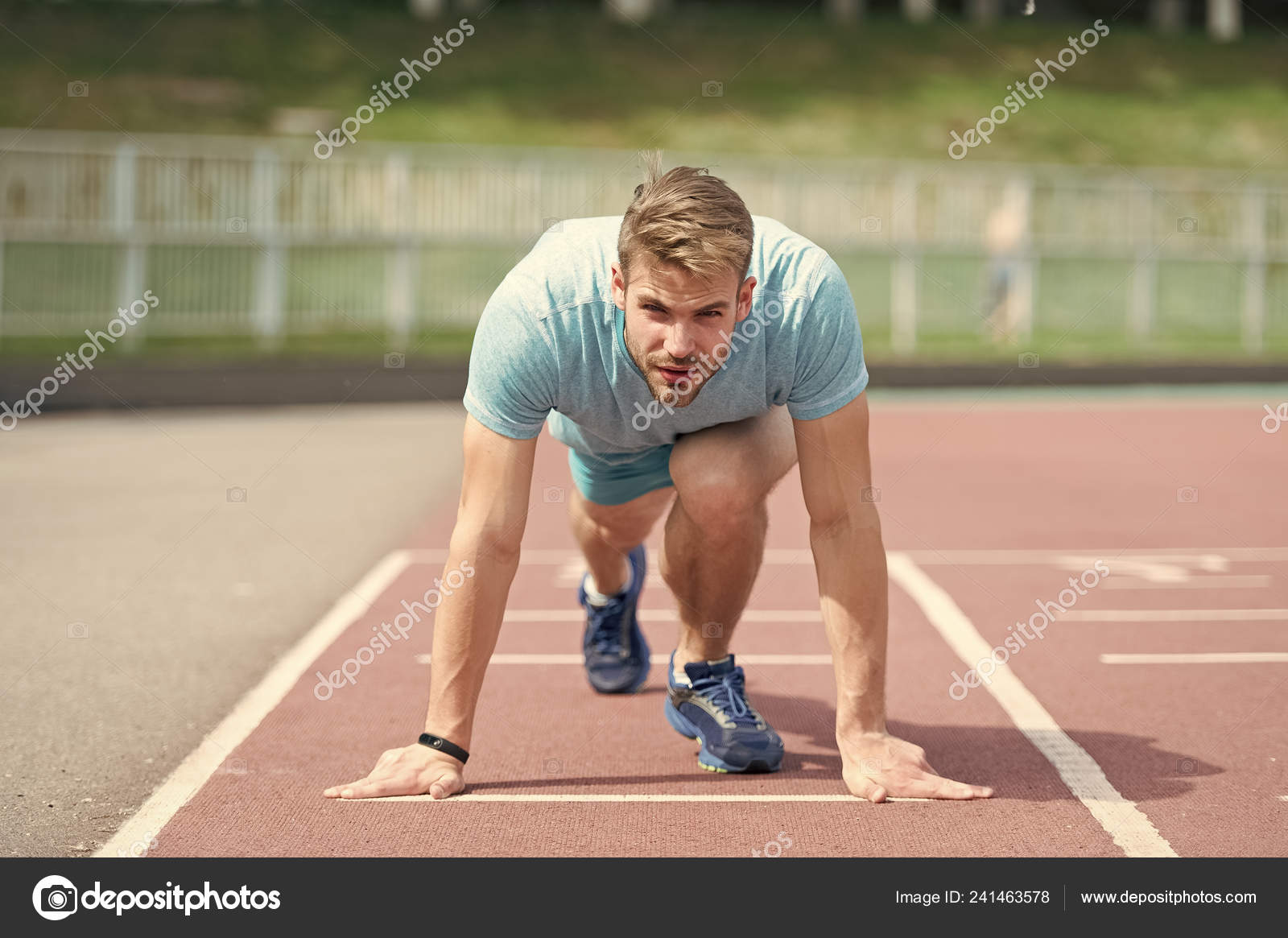 Track Runner Starting Position