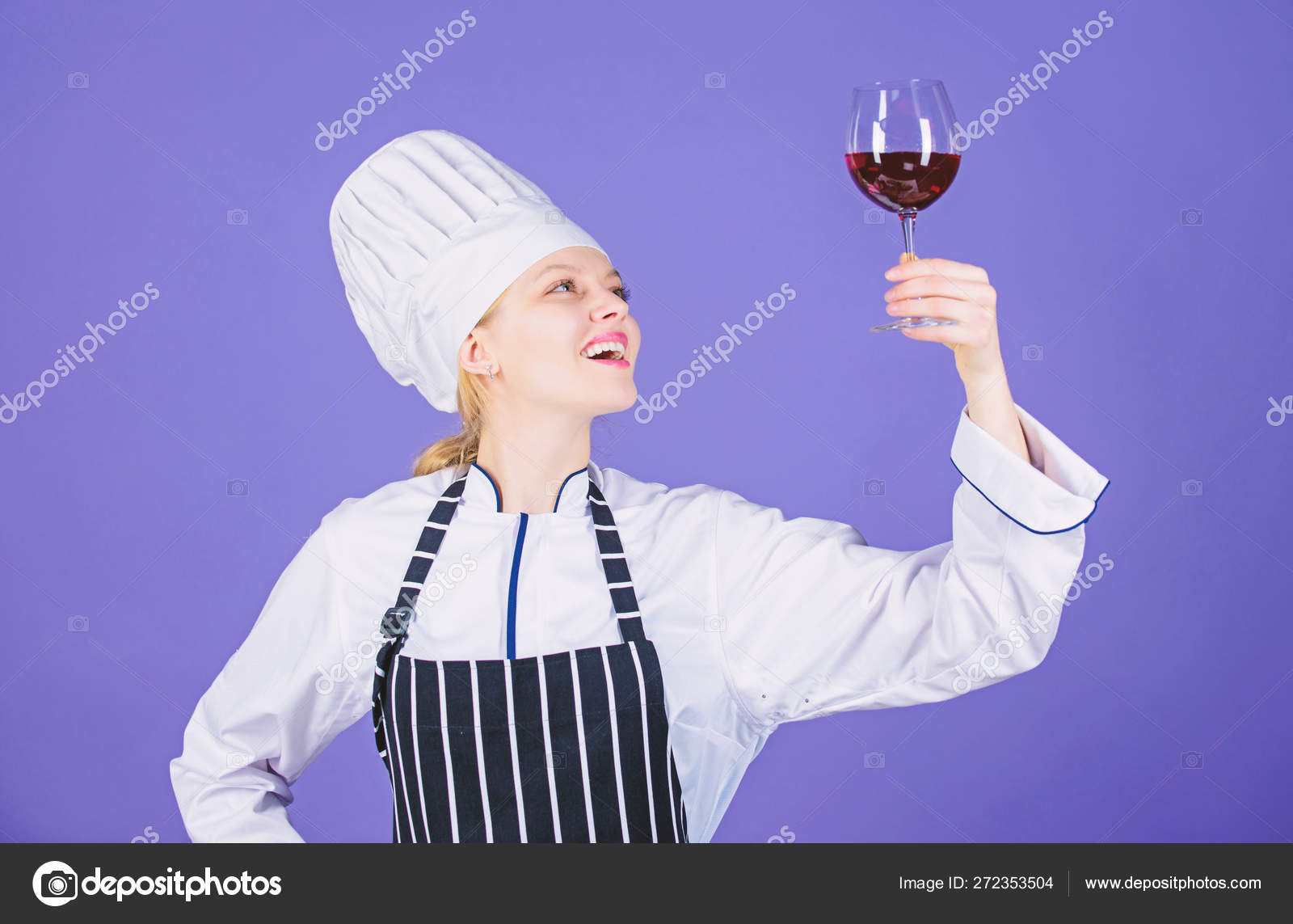 Which wine serve with dinner. Sommelier enjoy wine. Excellent taste ...