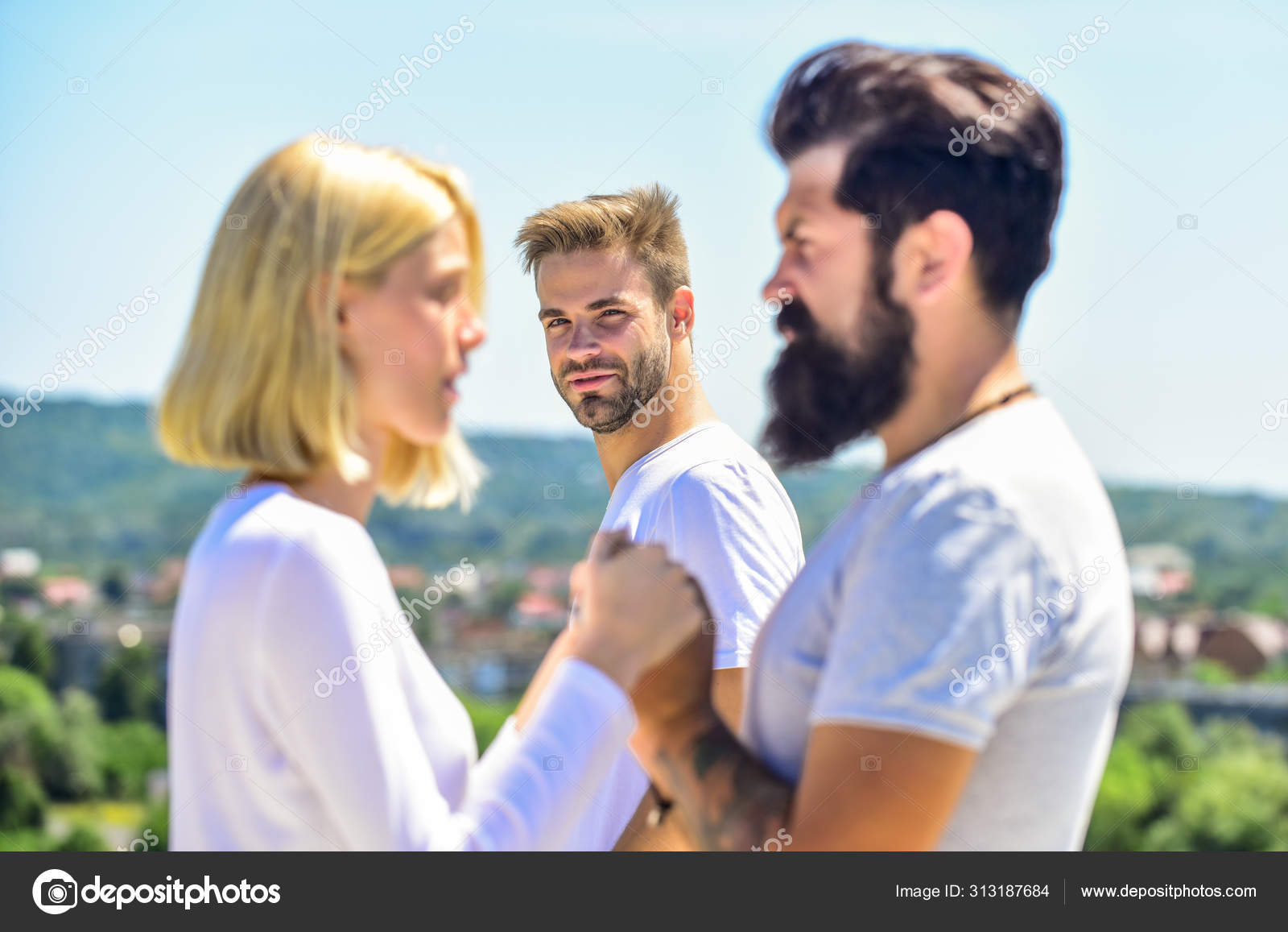 Forever yours. family psychology. relationship problems. couple in love ...