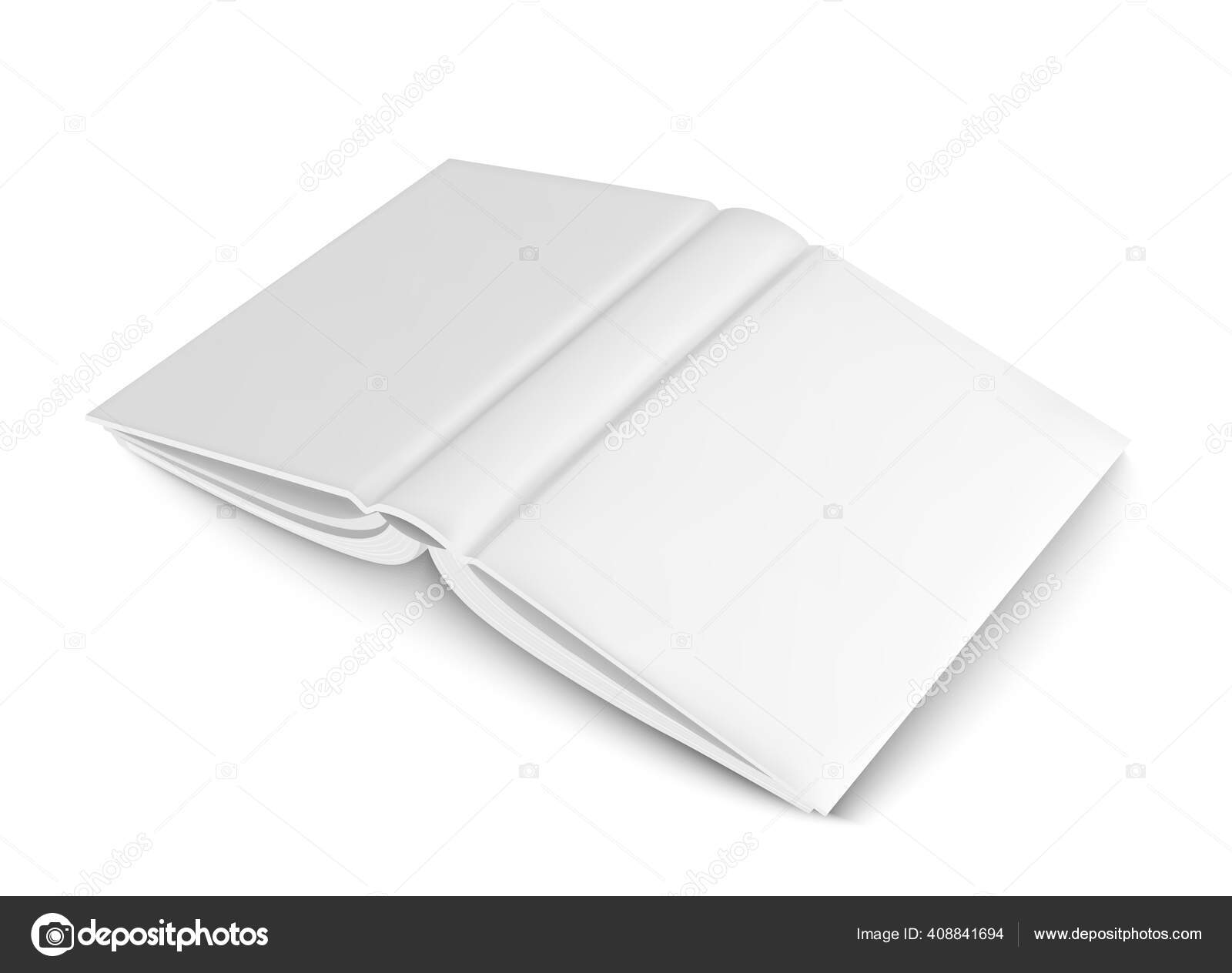 Mockup Hardcover Open Book Cover Template Design Vector Illustartion ...