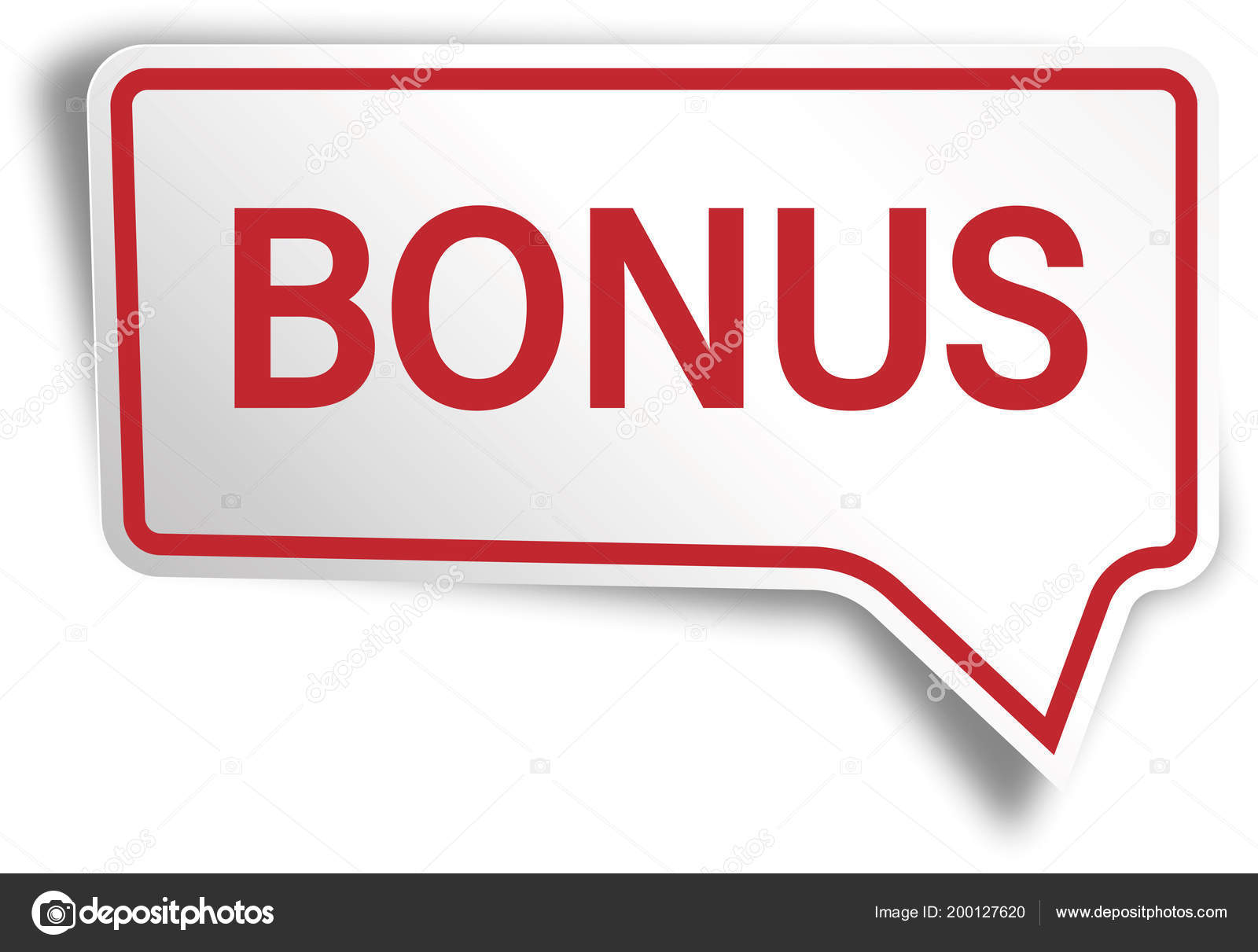 Square Speech Bubble Shadow White Background Stock Vector by ©drnn ...